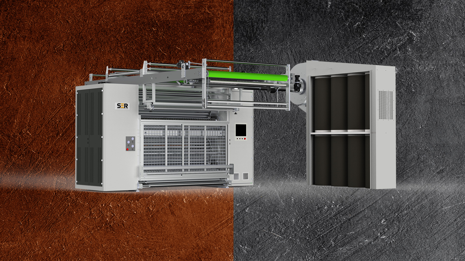 Ser | Stenter, Raising, Shearing, Compacting, Brushing, Steamer ...